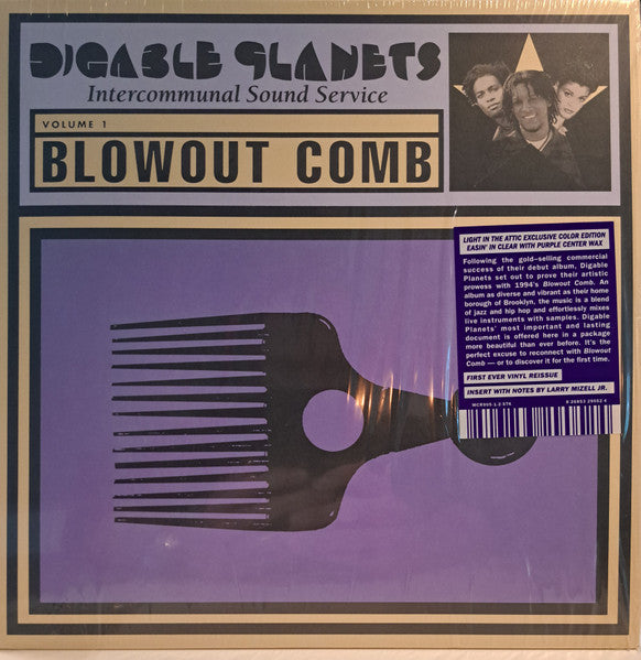 Digable Planets – Blowout Comb (2LP) (Clear with Purple Centre Vinyl ...